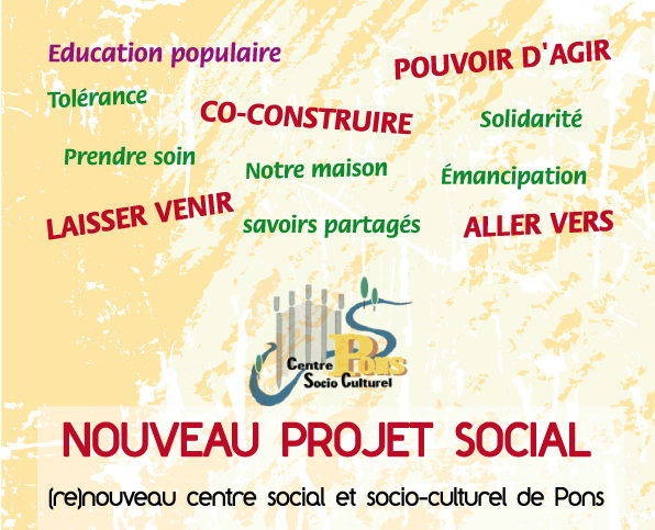 Le projet social | Centre Socioculturel Le Pont des Seugnes